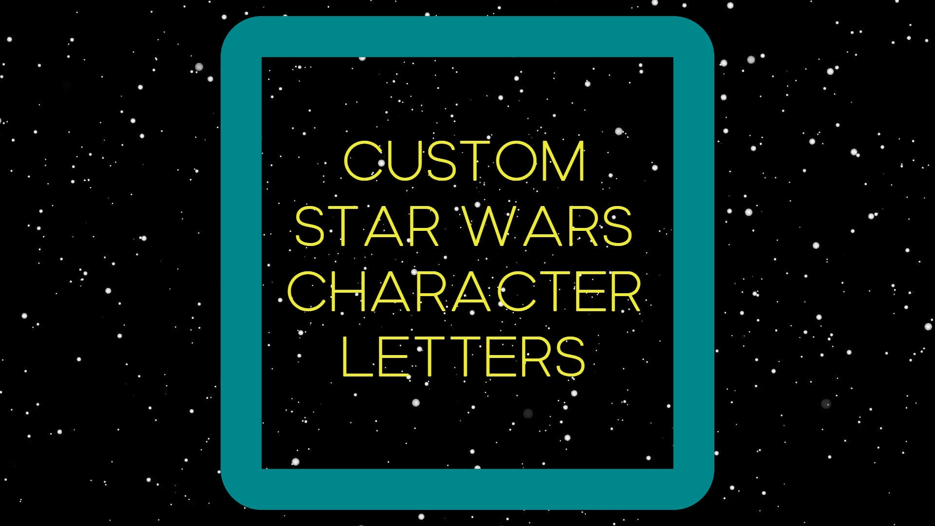 Letter From Star Wars Character Personalized for You See - Etsy