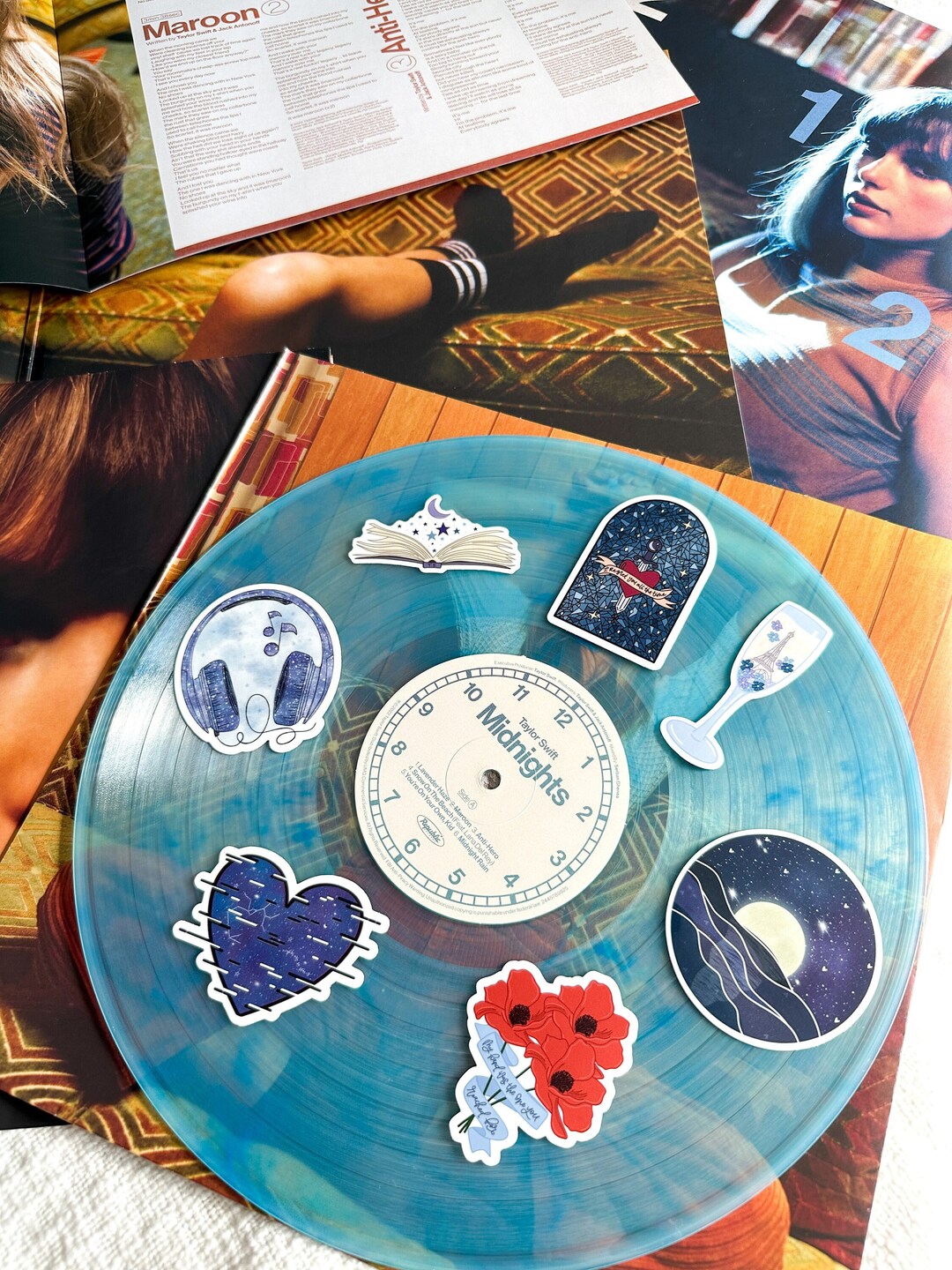 Pack of 7 Midnights 3am Inspired Stickers | Taylor Swift Inspired ...