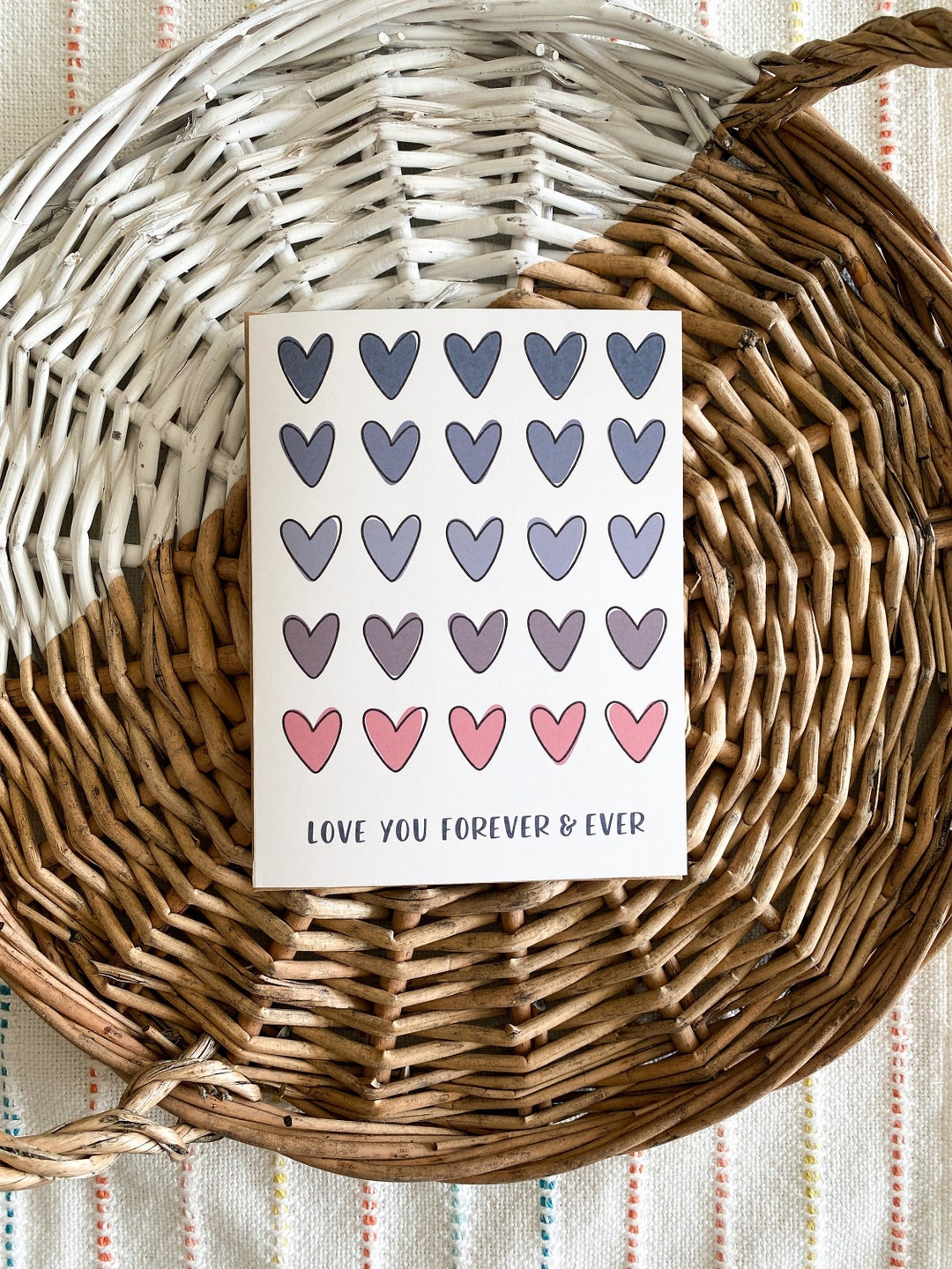 Love You Forever & Ever Card Love Card Valentines Card - Etsy