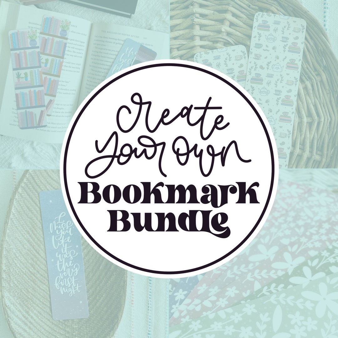 Bookmark Bundle Create Your Own Pack Handmade Book Lover Bookmark ...