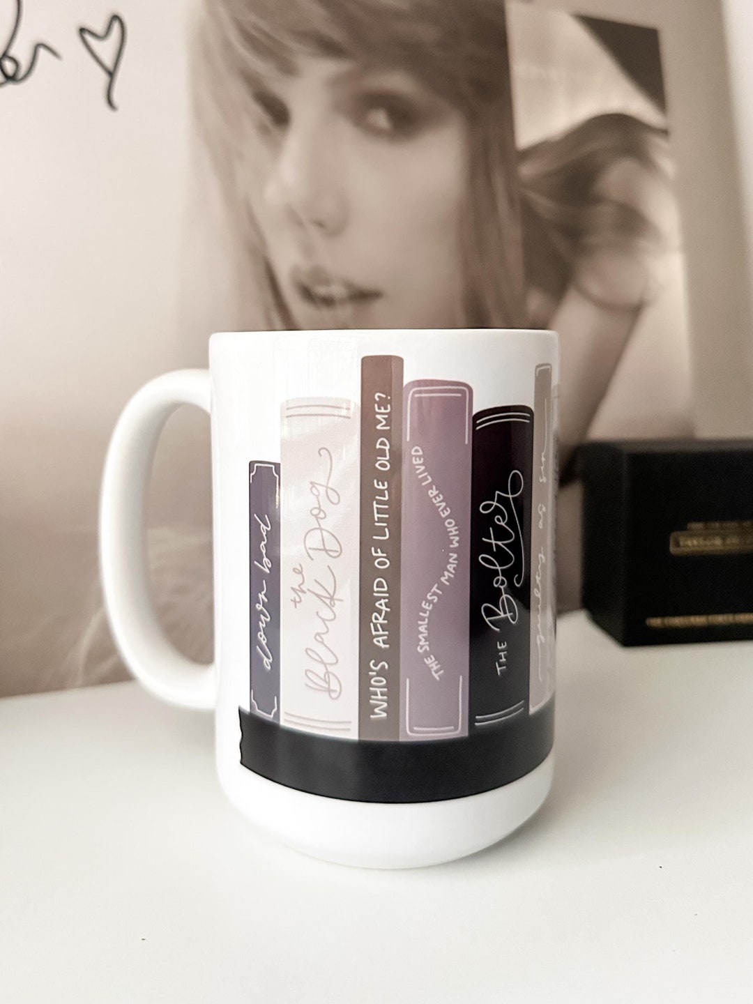 Bookstack Coffee Mug Tortured Poets Inspired Taylor Swift Inspired TTPD ...