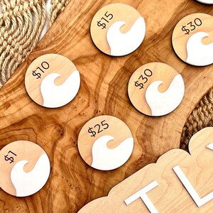 Mini 3" Price Tag Displays • Small Business Tabletop Price Labels for ...