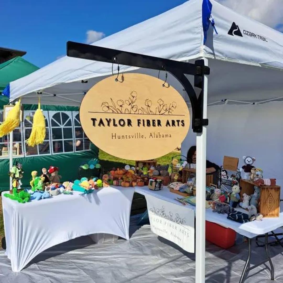 Custom Hanging Canopy Tent Sign for Craft Show, Farmers Market, Trade ...