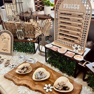 Mini 3" Price Tag Displays • Small Business Tabletop Price Labels for ...