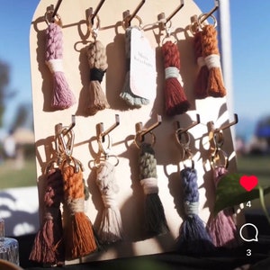 Keychain Hanger Standing Arch Table Top Craft Fair Show Vendor Display ...