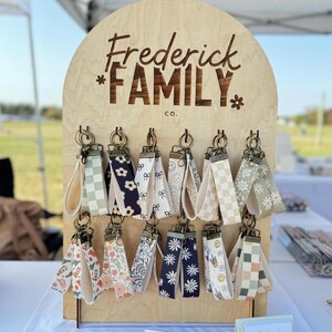 Keychain Hanger Standing Arch Table Top Craft Fair Show Vendor Display ...