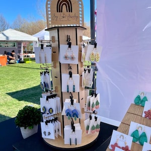 Branded Retail Display Tower With Rotating Stand for Jewelry, Bracelets ...