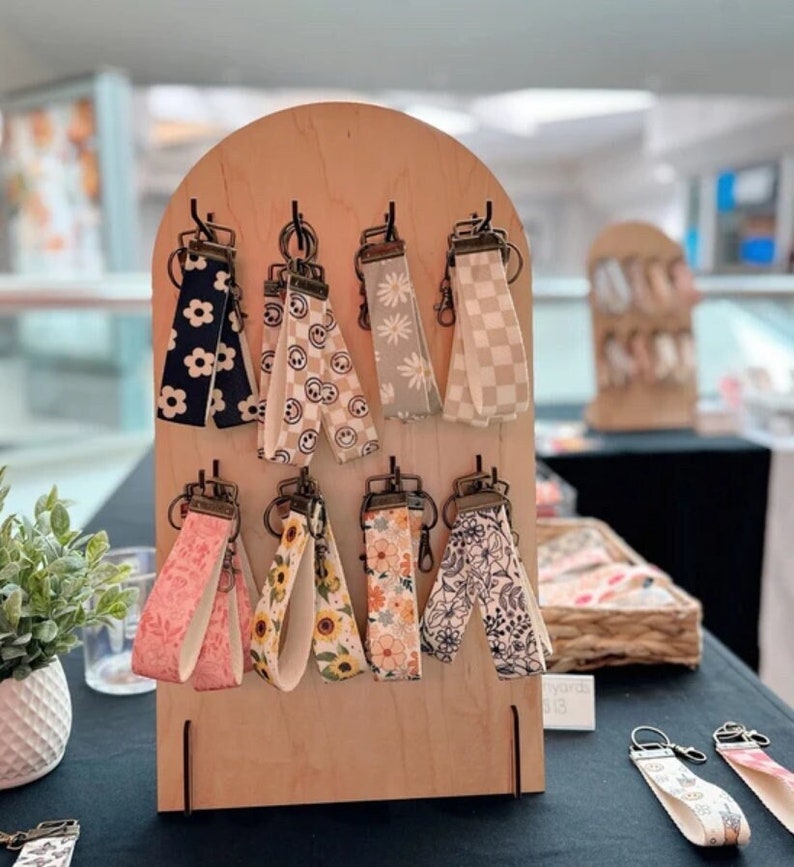 Keychain Hanger Standing Arch Table Top Craft Fair Show Vendor Display ...