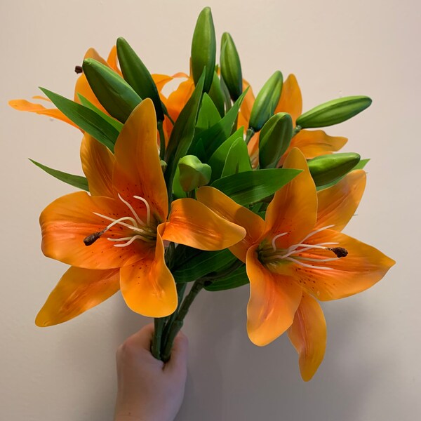 Tiger Lily Bouquet - Etsy