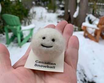 Snow “kissed” Canadian Snowball - Etsy Canada