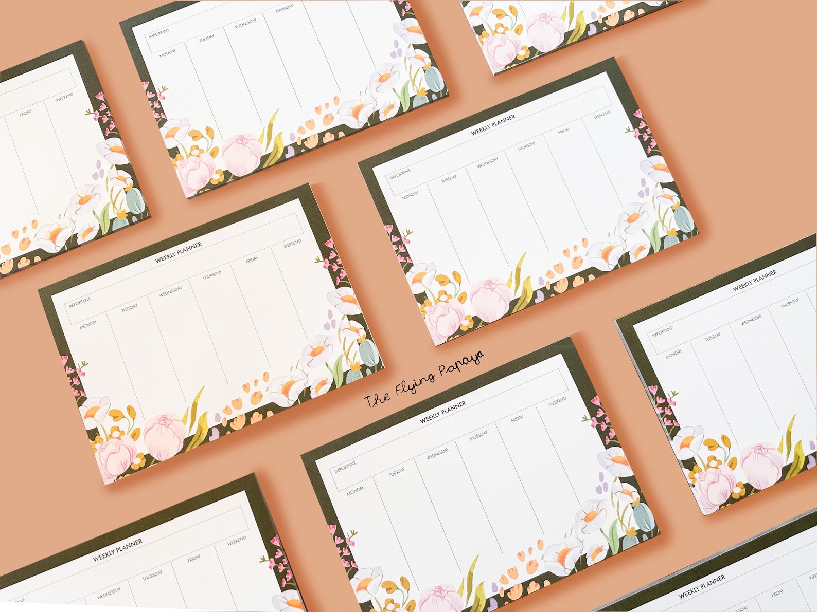 Weekly Desk Pad, A4 Weekly Planner, Weekly Planner Pad, Planner Notepad ...