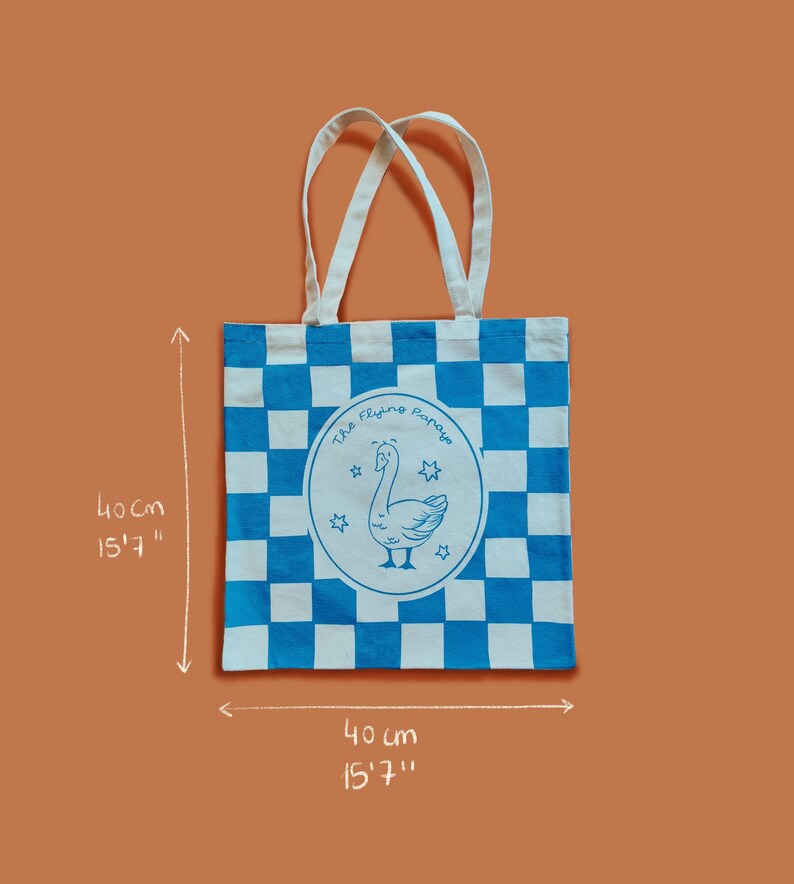 Goose Tote Bag, Reusable Bag, Cotton Tote Bag, Sustainable Bag, Girl's ...