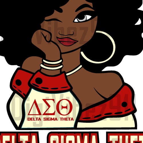 Delta Sigma Theta SVG Digital File DST DRIP | Etsy