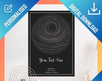 Starstory: Your Personalised Star Map Digital Download - Etsy