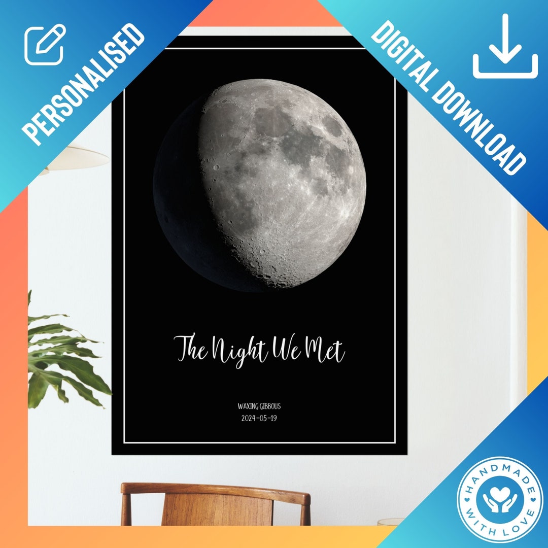 Phasestory: Your Personalised Moon Phase Map Digital Download - Etsy