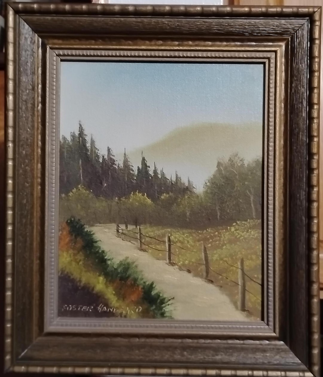 Vintage Foster Handford Framed Oil Painting Landscape - Etsy
