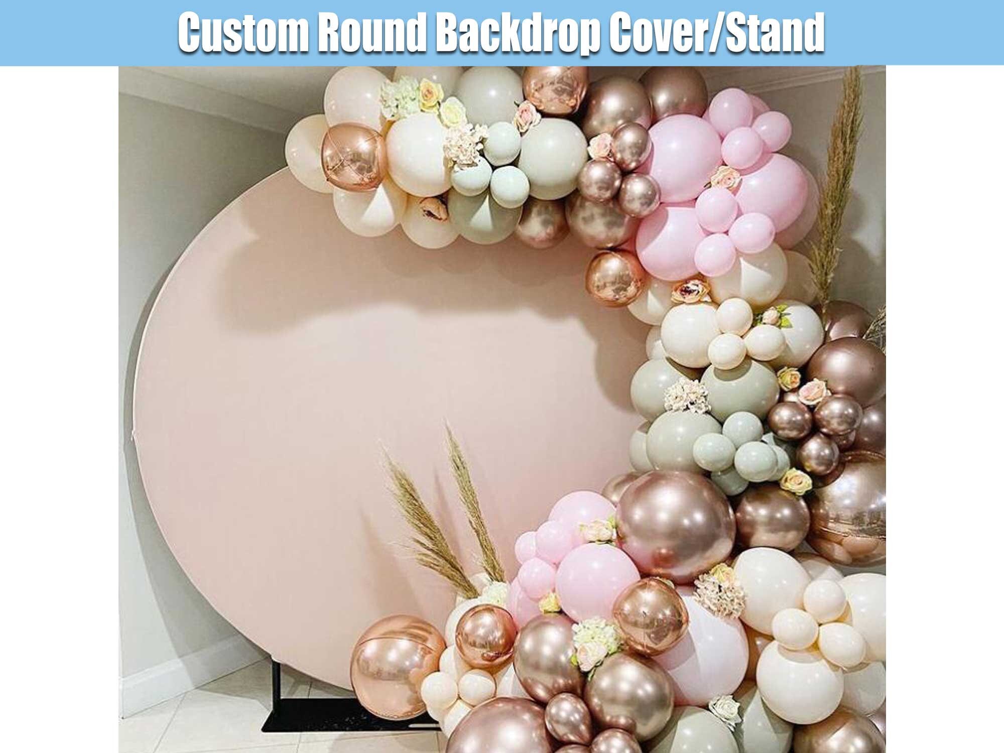 Light Brown Round Backdropbrown Round Coverbrown Round - Etsy