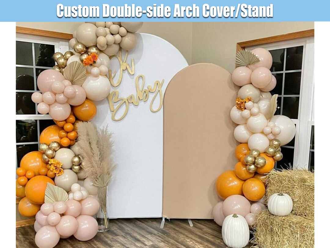 Backdrop Decor Arch Backdrop 7ft Height Deep Blue Arch Stand Covers ...