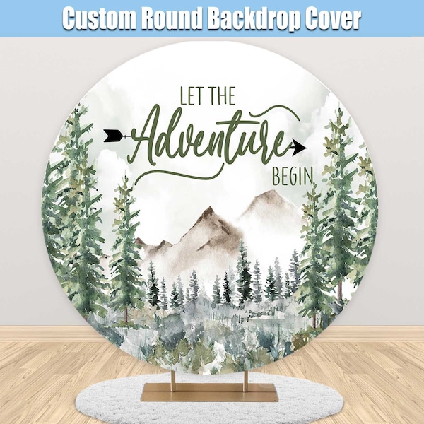 Let the Adventure Begin Backdrop - Etsy