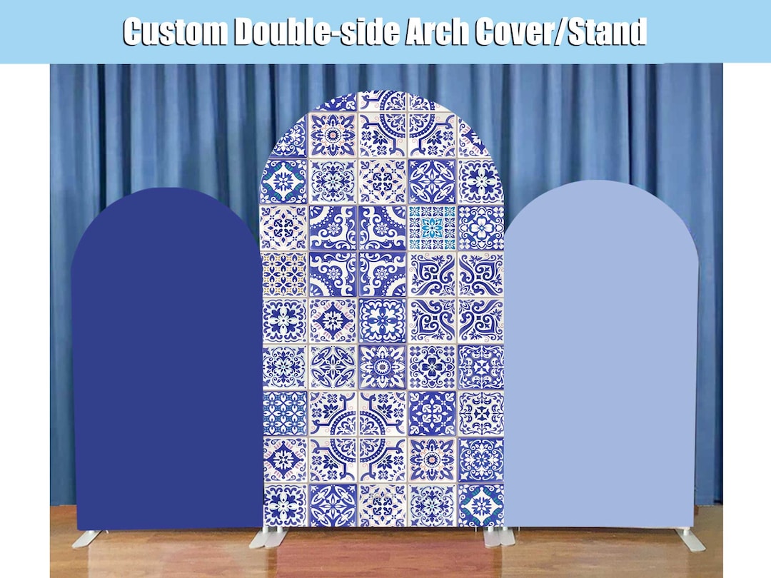 Mediterranean Positano Arch Backdrop Cover Bridal Shower Stand Custom ...