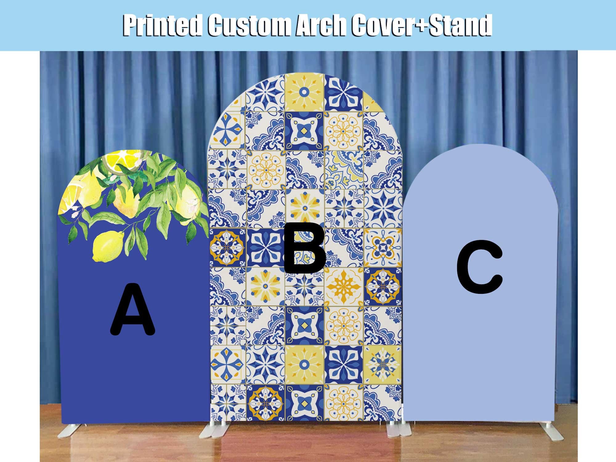Mediterranean Lemon Arch Backdrop Stand Frame Double-sided - Etsy UK