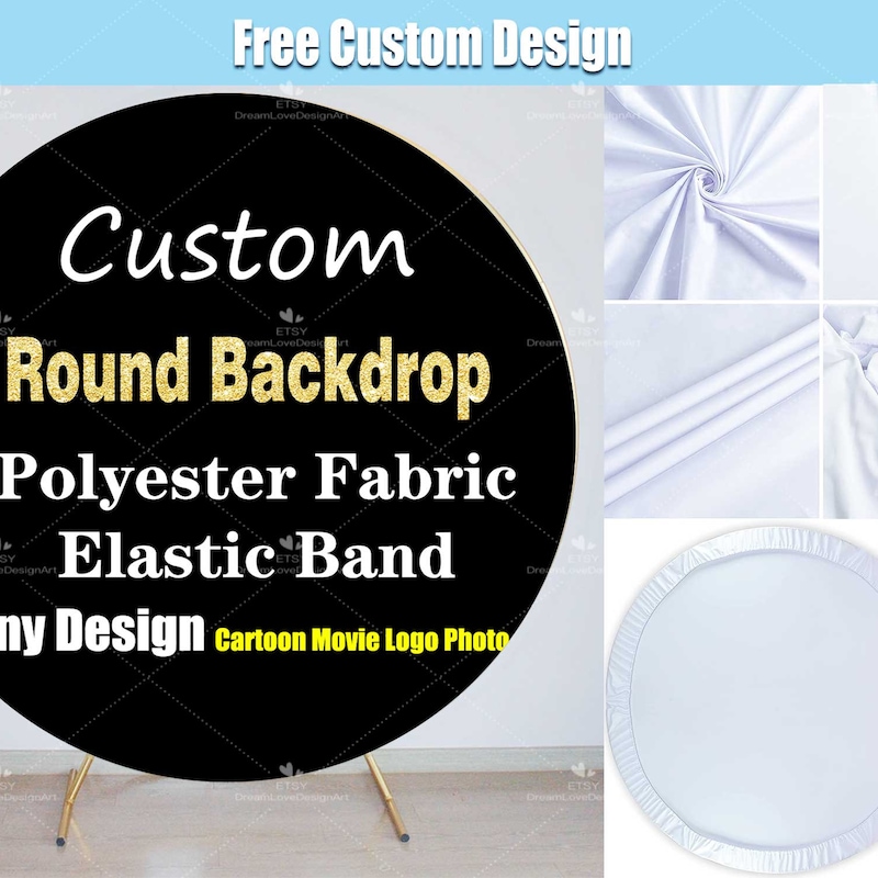 Round Backdrop - Etsy