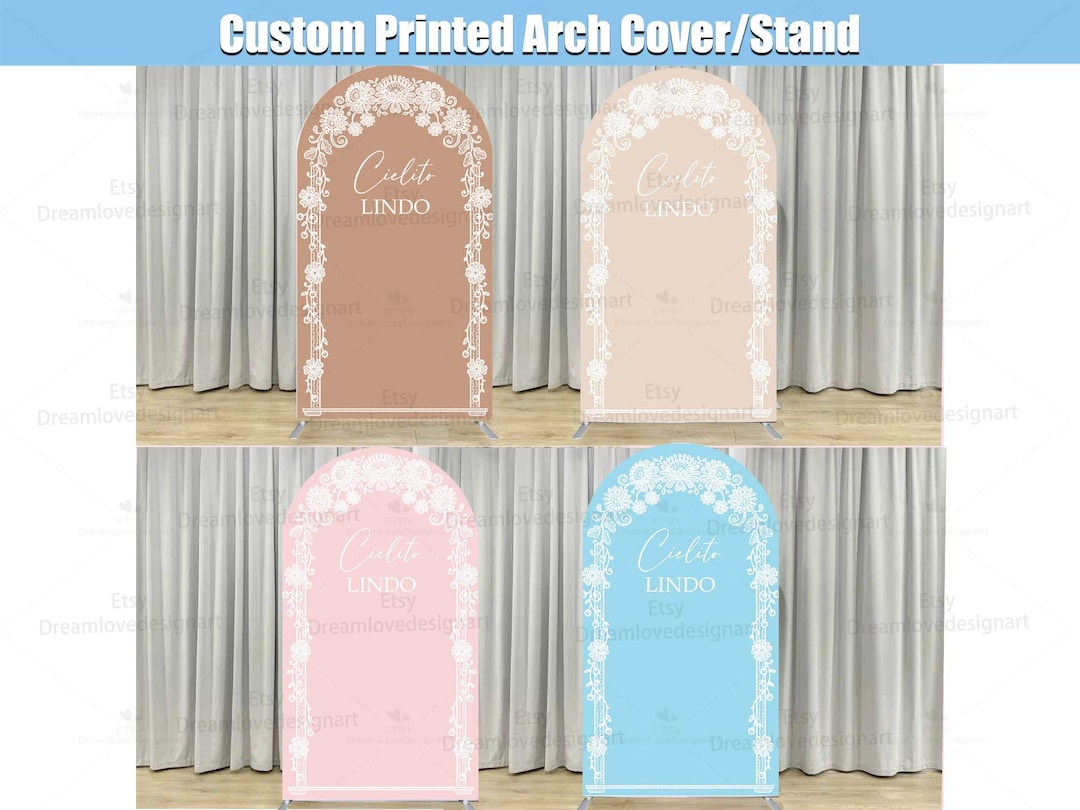 Cielito Lindo Baby Shower Arch Backdrop Cover Stand Boho Baby Girl ...