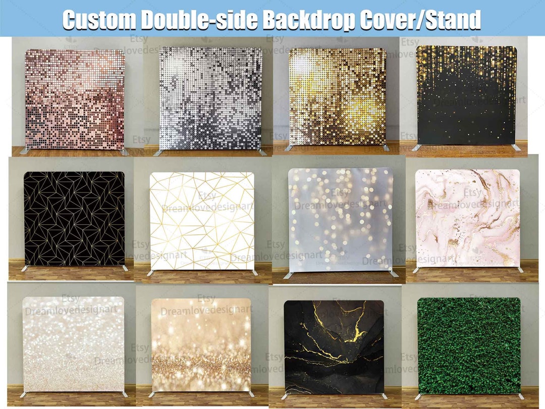 Photobooth Square Backdrop Studio Custom Cover Stand Wall Party ...