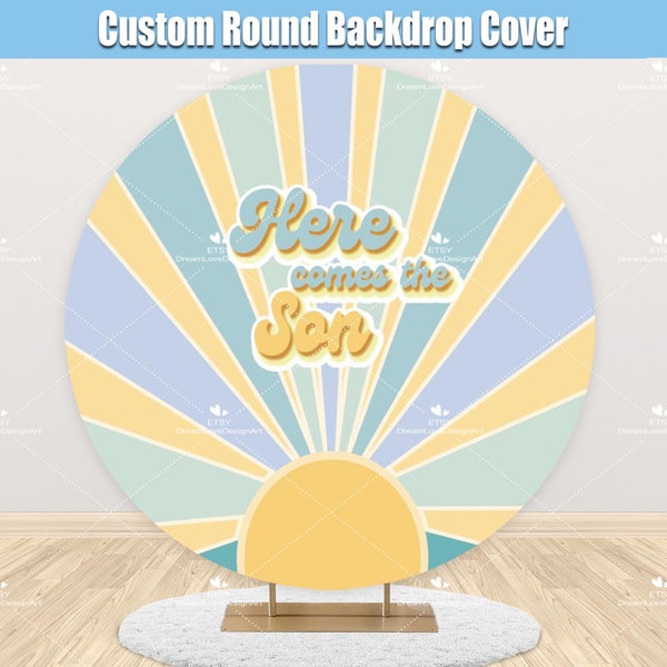 Here Comes the Son Backdrop Cover - Etsy Singapore