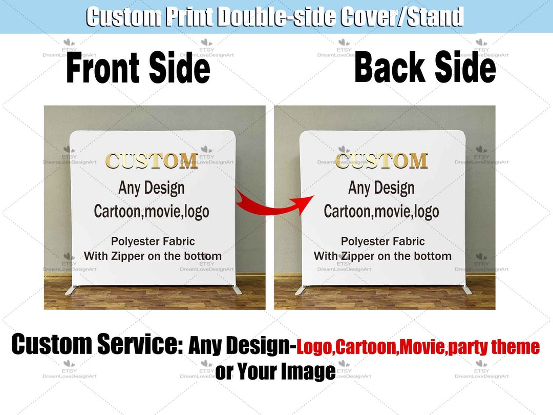 Custom Square Photobooth Party Backdrop Pop up Display Birthday Event ...