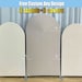 Custom Arch Backdrop Cover Stand Set of 3 Kit Fabric - Etsy
