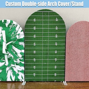 Arch Backdrop Cover Stand Frame Custom Football Touchdown Sports Boy ...