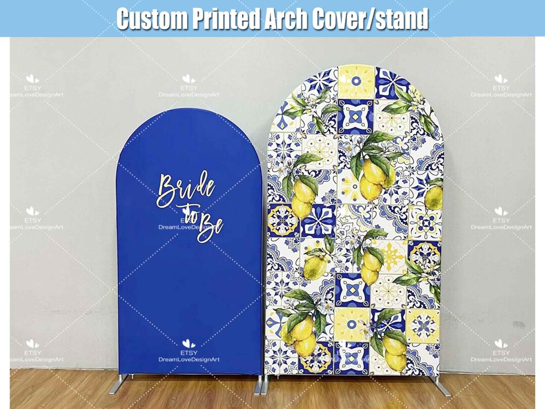 Bride to Be Arch Backdrop Cover Stand Mediterranean Bridal Shower ...