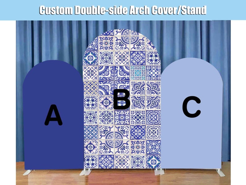 Mediterranean Positano Arch Backdrop Cover Bridal Shower Stand - Etsy