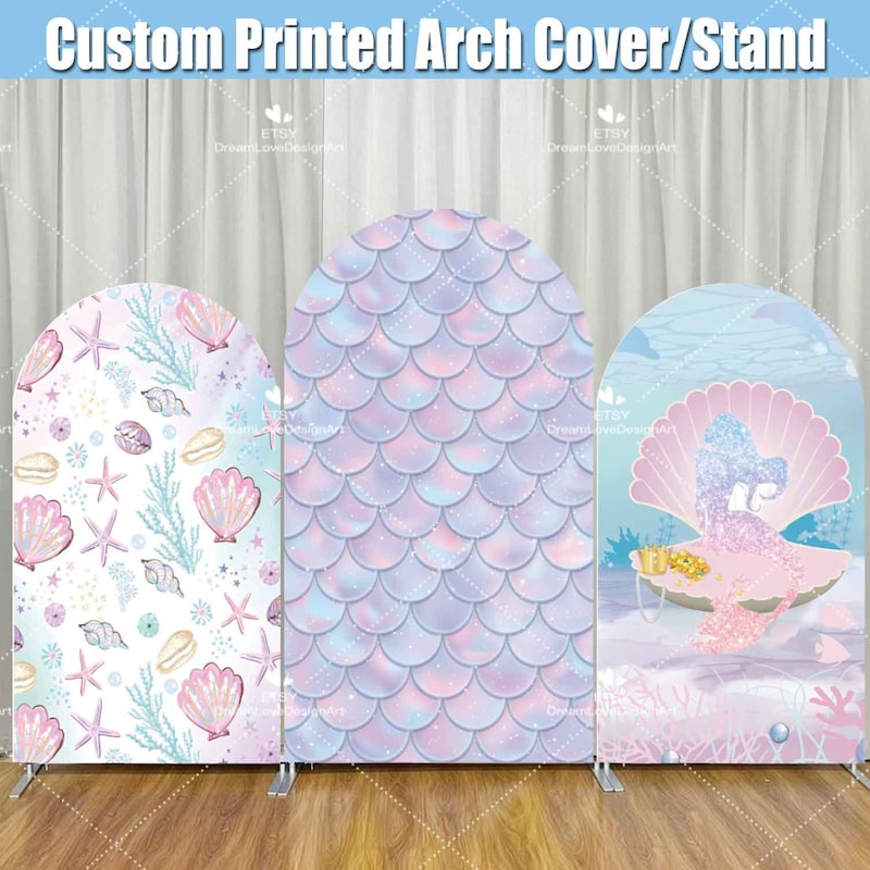Mermaid Party Backdrop - Etsy