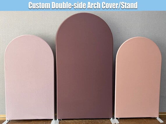 Brown Arch Backdrop Stand Frame Double-sided Cover Custom - Etsy