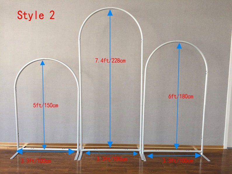 Custom Arched Backdrop Arch Stand Frame Double-sided Fabric - Etsy