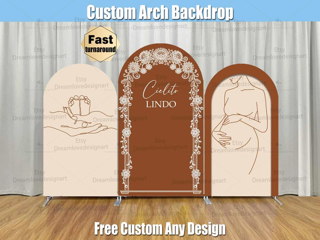 Cielito Lindo Baby Shower Party Arch Backdrop Cover Stand Custom ...