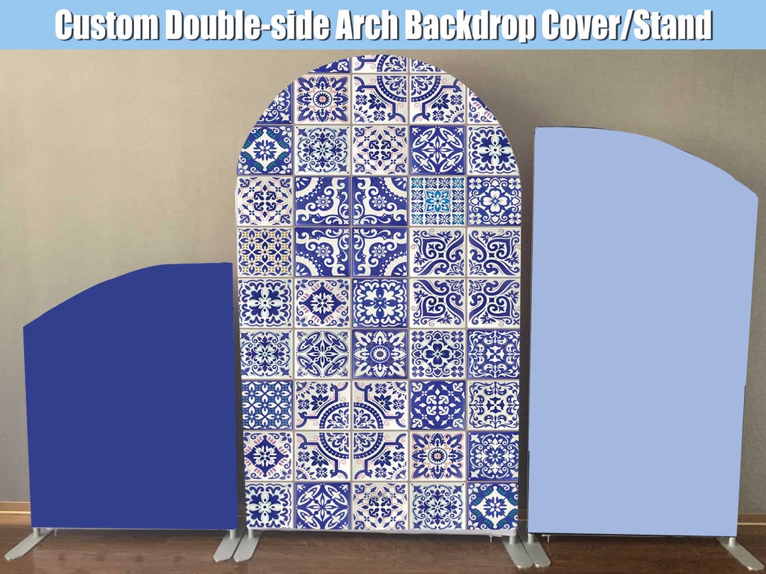 Positano Arch Backdrop Cover Mediterranean Bridal Shower Stand Bride to ...