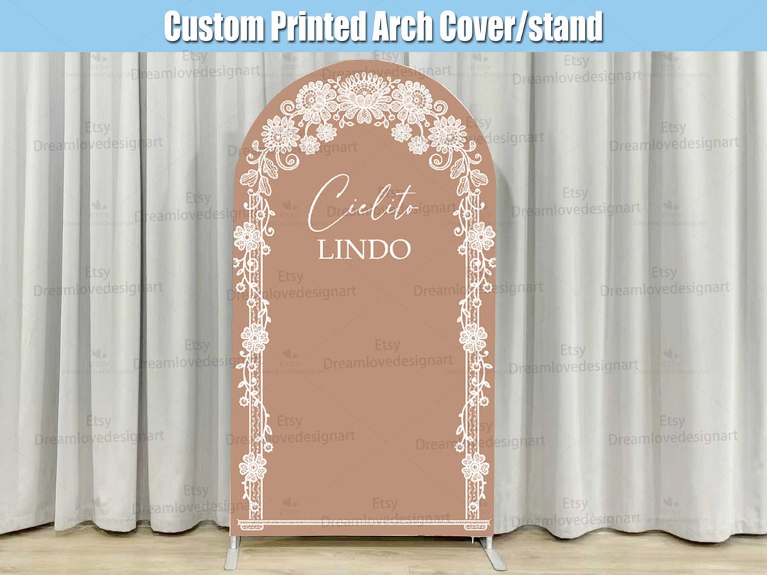 Cielito Lindo Baby Shower Arch Backdrop Cover Stand Boho Baby Girl ...