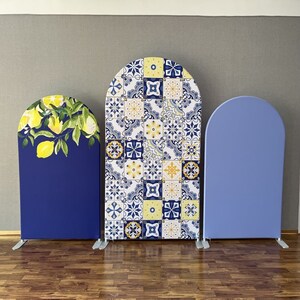 Black Checkered Arch Backdrop Cover Stand Custom Lattice Grid Kid Baby ...