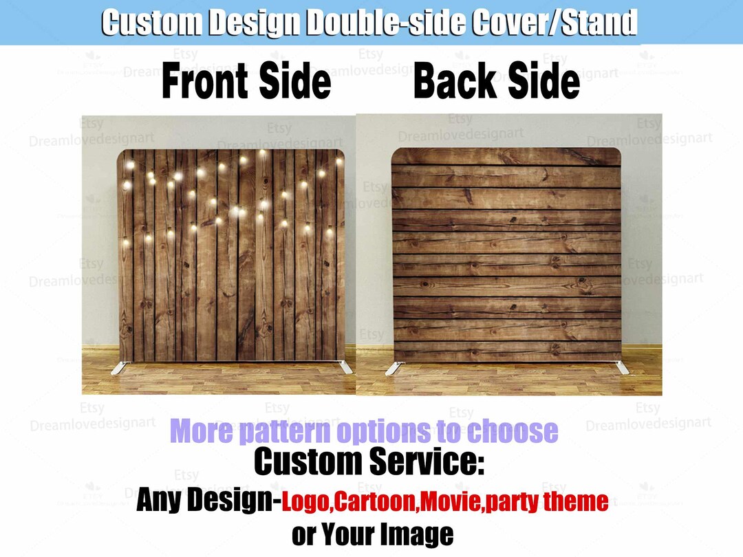 Wood Floor Photo Booth Square Backdrop Studio Custom 360 Photobooth ...