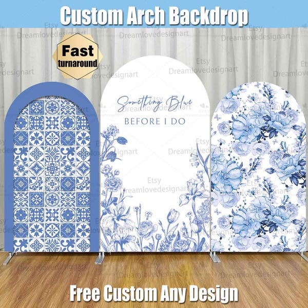 Baby Blue Flowers Arch - Etsy