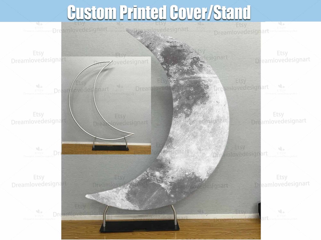 Half Moon Shape Backdrop Metal Stand Frame Arch Portable Garland ...