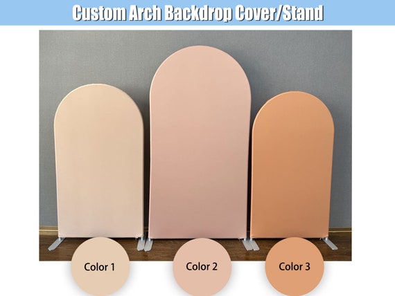 Custom Arched Backdrop Stand Frame Double-sided Fabric Cover - Etsy