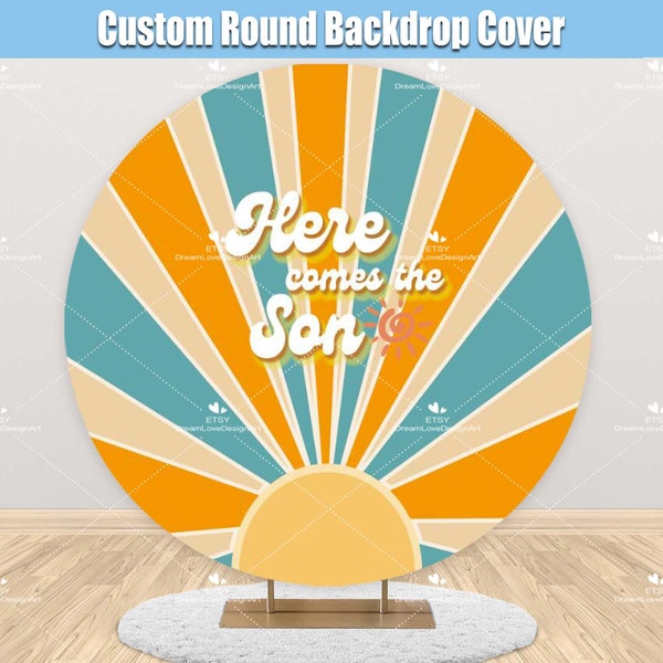 Here Comes the Son Baby Shower Backdrop - Etsy Israel