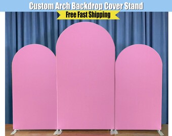 Custom Arched Backdrop Arch Stand Frame Double-sided Fabric | Etsy