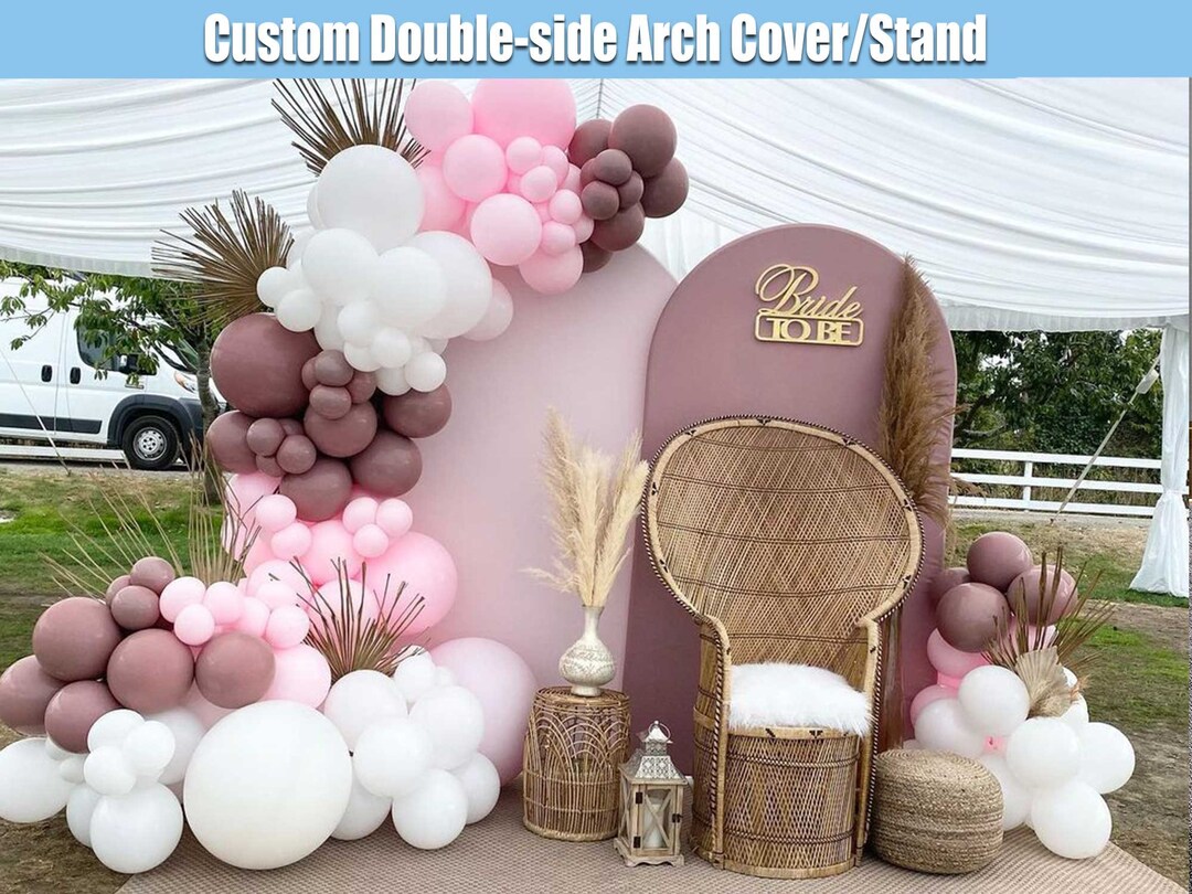 Arch Chiara Backdrop Cover Stand Boho Bohemian Custom Bridal Shower ...