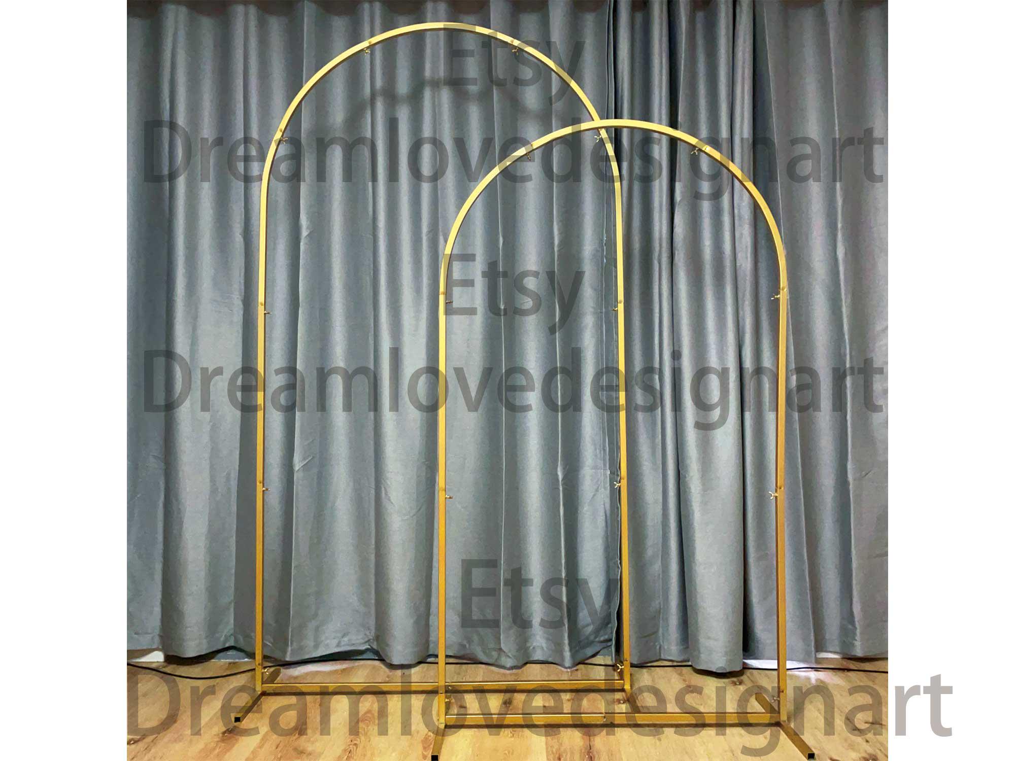 Pink Bow Floral Arch Backdrop Flowers Bridal Shower Girl Party Baby ...