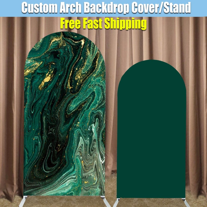 Green and Gold Backdrop - Etsy